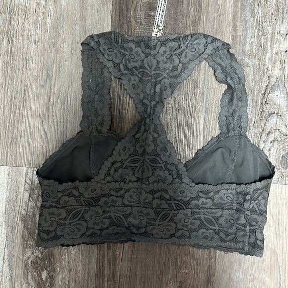 Free People | Intimates & Sleepwear | Free People Gray Bralette | Poshmark